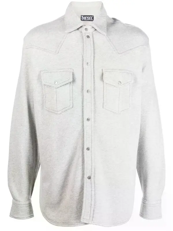 DIESEL® S-ocean-e1 Cotton Shirt Jacket