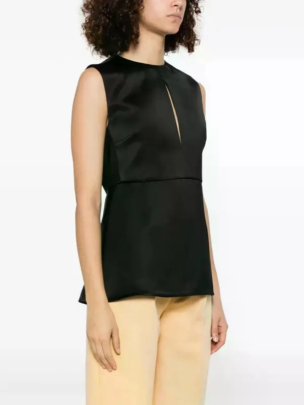 JIL SANDER Satin Vest
