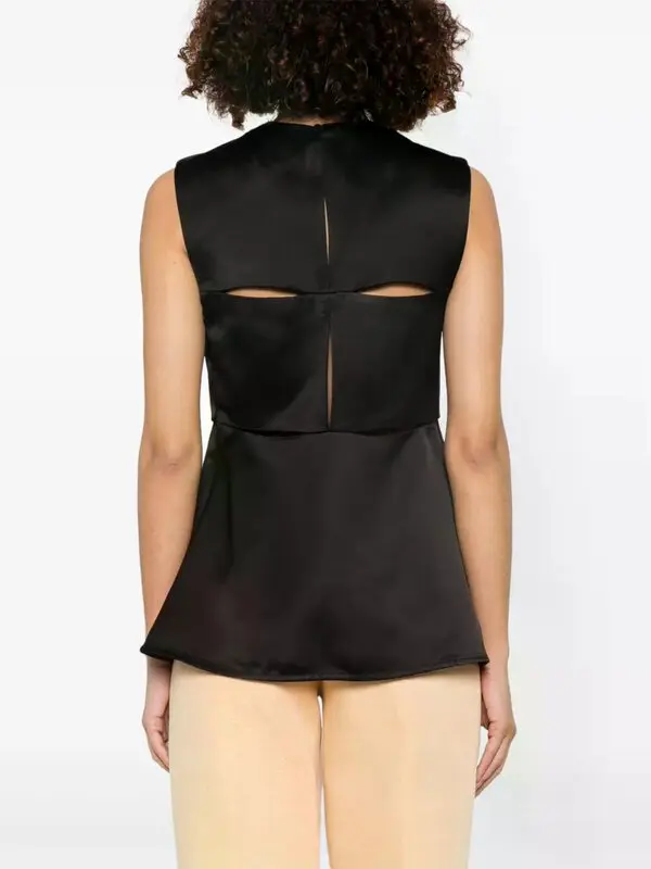 JIL SANDER Satin Vest
