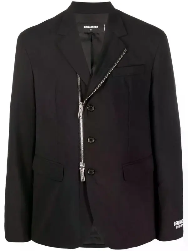 Dsquared2 Logo-print Zip-fastening Jacket