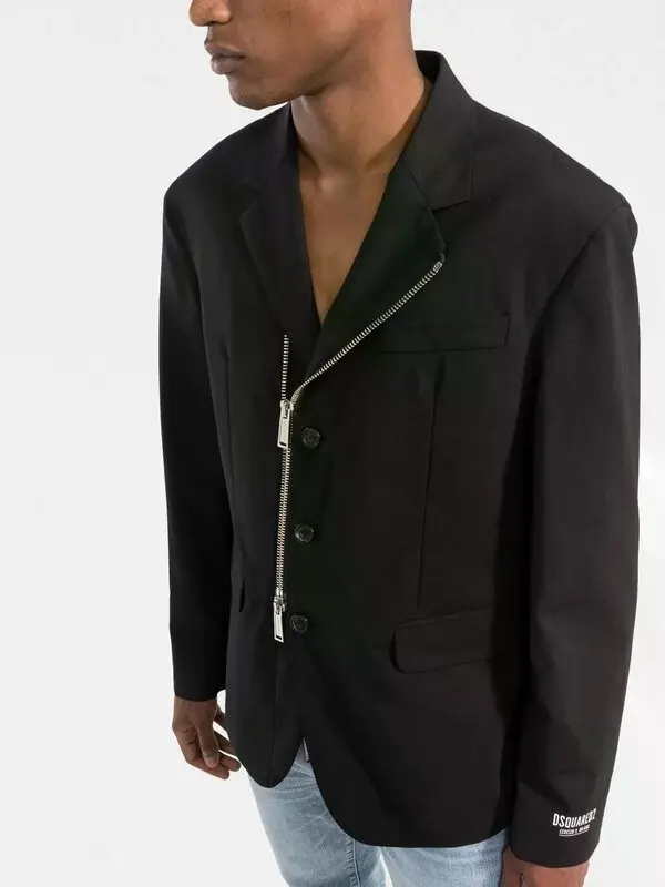 Dsquared2 Logo-print Zip-fastening Jacket