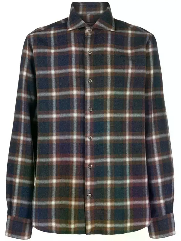 ORIAN Plaid Flannel Shirt