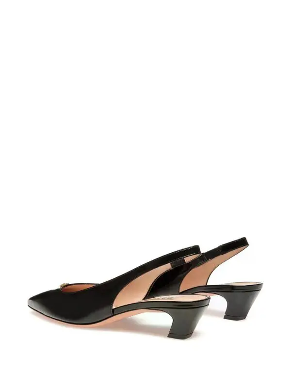 Bally Sylt 45mm Slingback Leather Pumps
