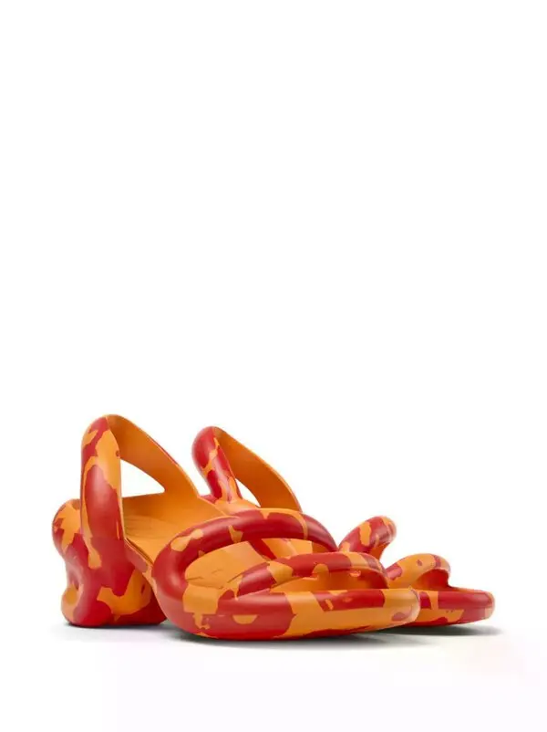 Camper Kobarah Slingback Heeled Sandals - Orange