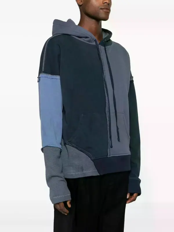 GREG LAUREN Paneled Hoodie
