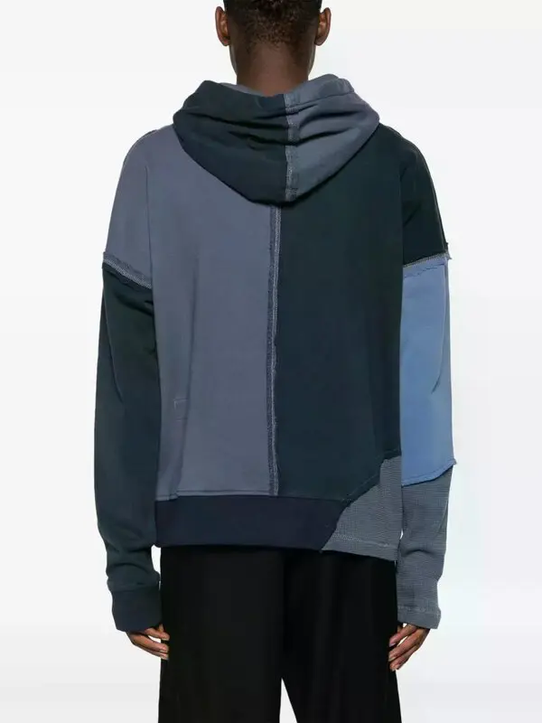 GREG LAUREN Paneled Hoodie
