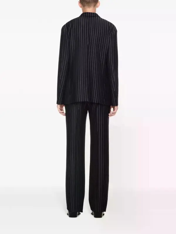 Off-White 23-print Pinstriped Blazer