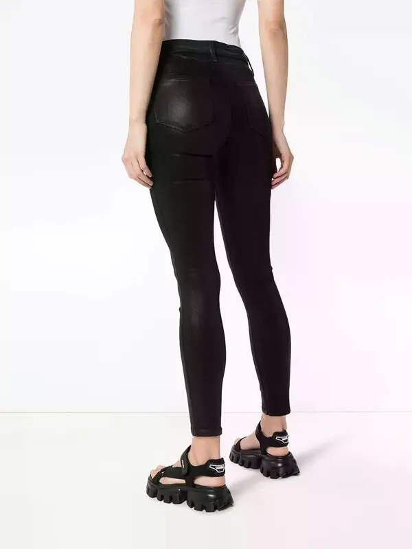 Paige Hoxton Coated Skinny Jeans