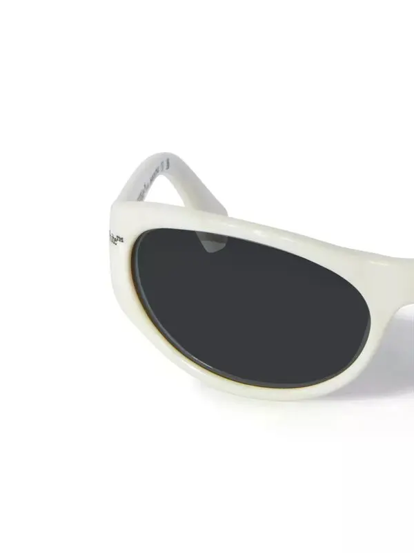 Off-White Napoli Round-frame Sunglasses - Neutrals