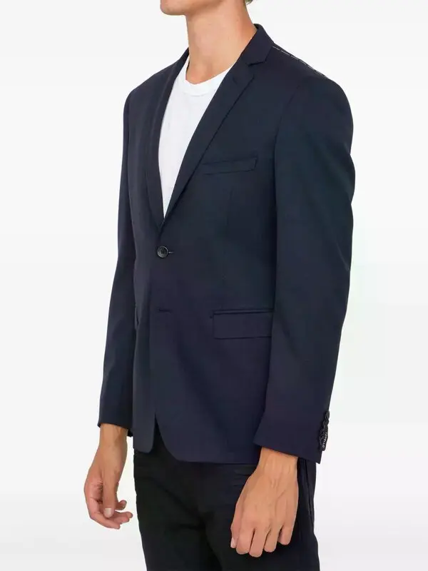 TONELLO Wool Blazer - Blue