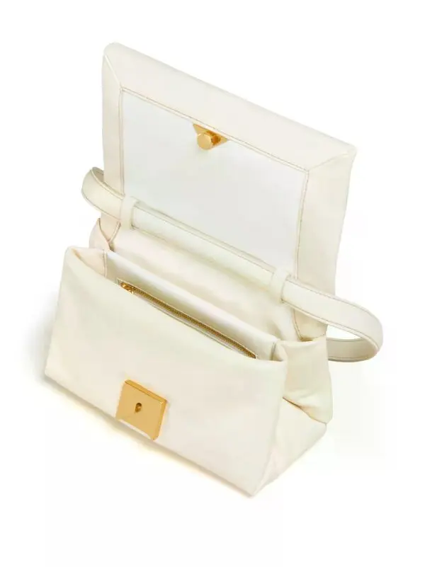 Marni Prisma Leather Shoulder Bag - Neutrals
