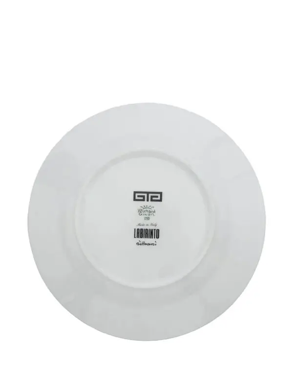 GINORI 1735 Labirinto Plate - Black