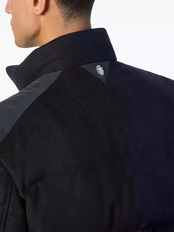 BILLIONAIRE Logo-patch Wool Padded Jacket