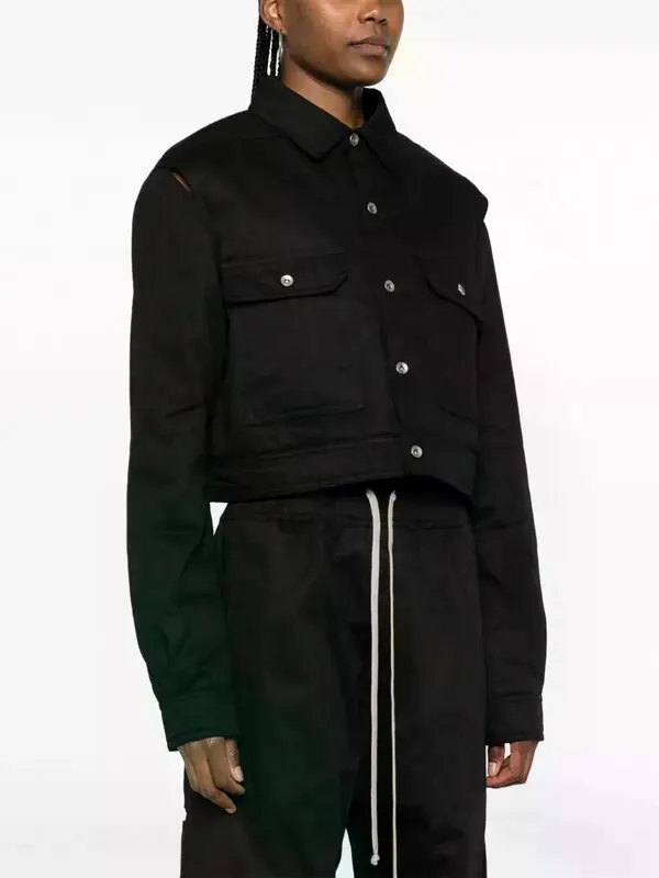 Rick Owens Cut-out Cropped Jacket
