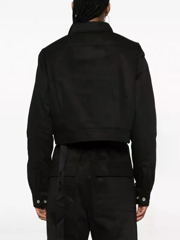 Rick Owens Cut-out Cropped Jacket