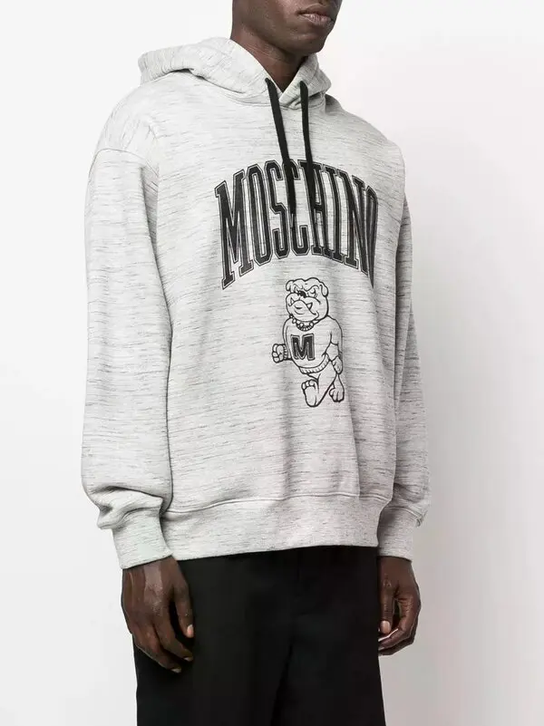 Moschino Logo Drawstring Hoodie