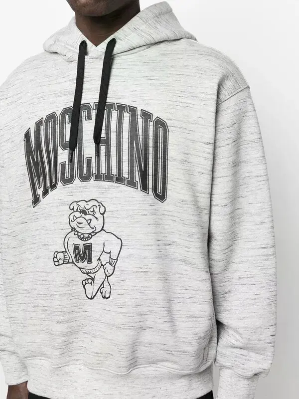 Moschino Logo Drawstring Hoodie