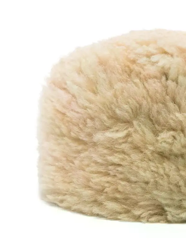 TOTEME Shearling Pillbox Hat