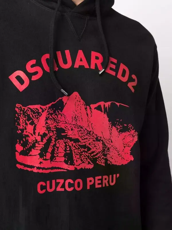 Dsquared2 Logo-print Cotton Hoodie