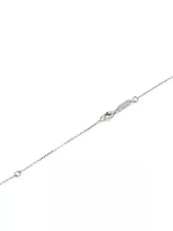 SUZANNE KALAN 18kt White Gold Diamond And Sapphire Necklace
