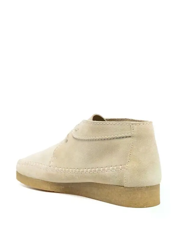 Clarks Lace-up Suede Boots - Neutrals