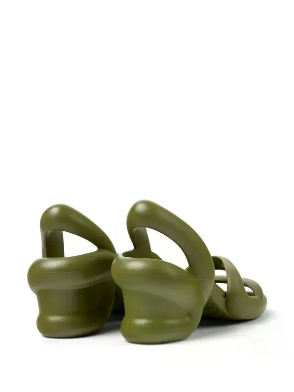 Camper Kobarah 76mm Slingback Sandals - Green