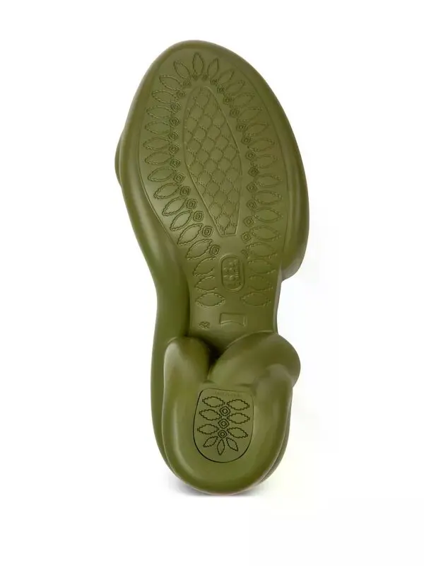 Camper Kobarah 76mm Slingback Sandals - Green