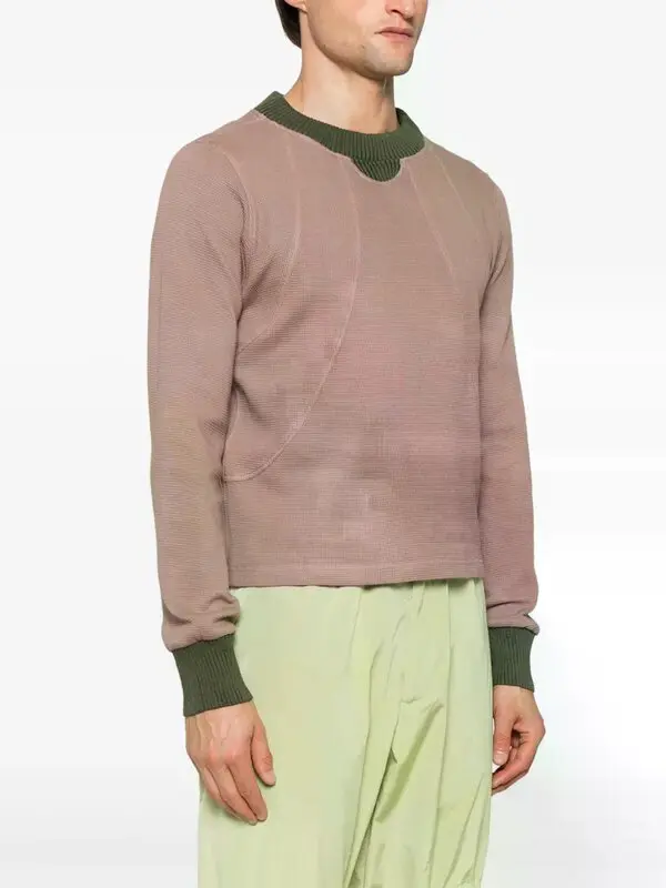 CHARLIE CONSTANTINOU Panelled Waffle Sweatshirt