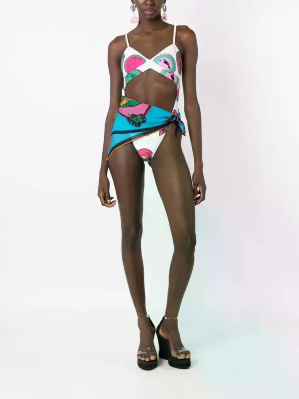 AMIR SLAMA Graphic-print Sarong