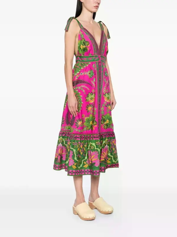 Farm Rio Ana Tapestry Midi Dress