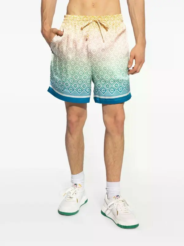 Casablanca Gradient Monogram Deck Shorts