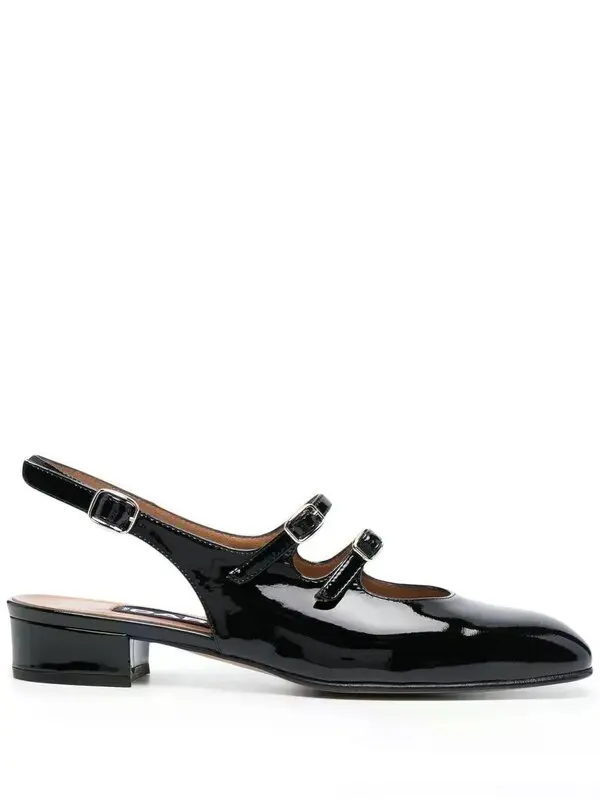 CAREL Peche Patent-leather Slingback Pumps