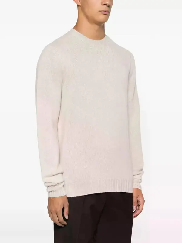 DRUMOHR Crew-neck Cashmere Jumper - Neutrals