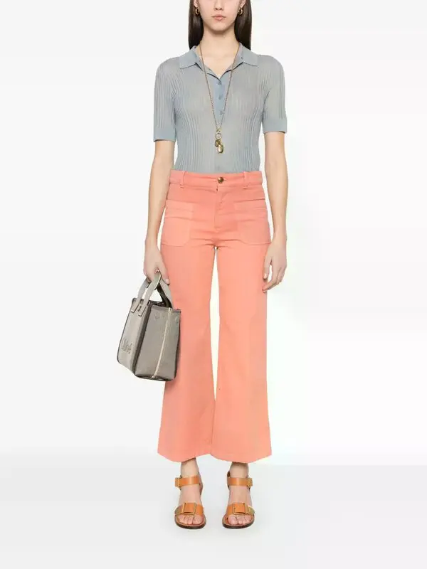 Chloé Cropped Bootcut Trousers