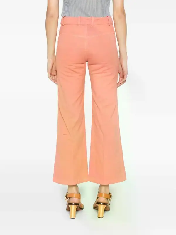 Chloé Cropped Bootcut Trousers