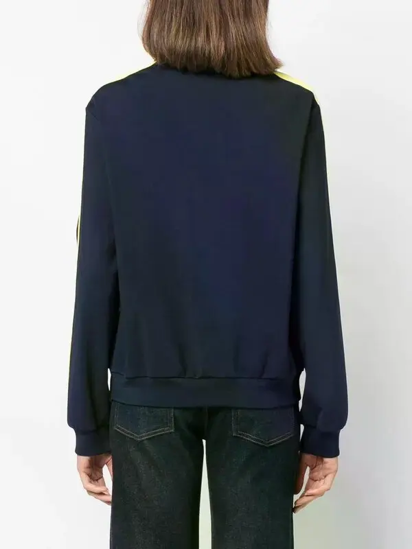 Tory Burch Side Stripe Detail Sweatshirt - Blue