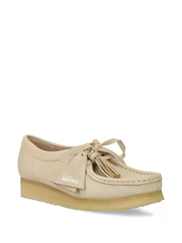 Clarks Wallabee Leather Loafers - Neutrals