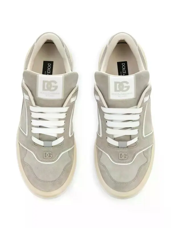 Dolce & Gabbana Roma Suede Sneakers - Grey