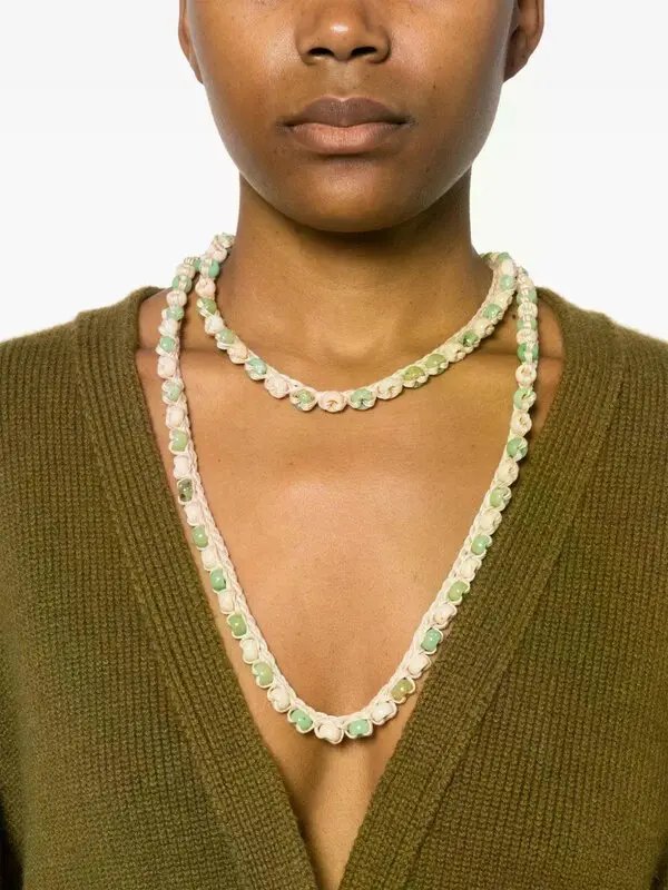 Alanui Beaded Crochet Necklace