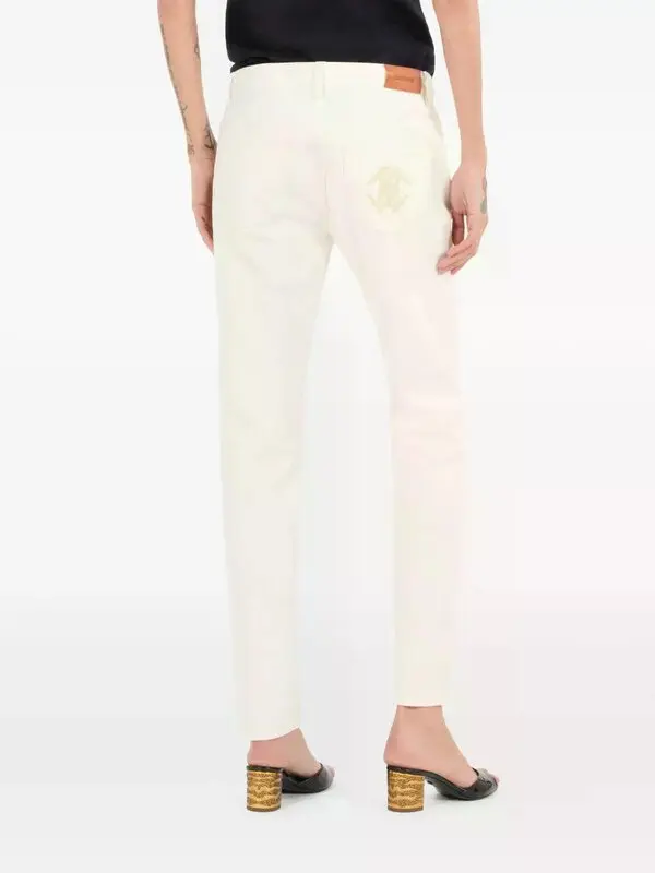 Roberto Cavalli Python-print Jeans
