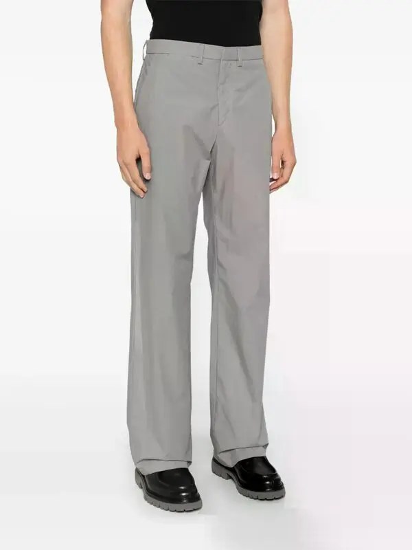 RIER Waxed Poplin Trousers