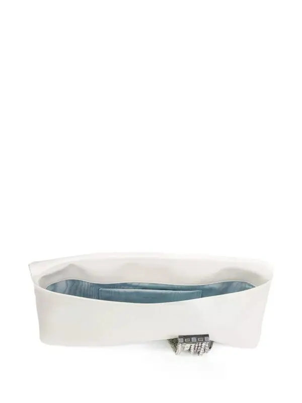 JIMMY CHOO Zandra Clutch - White