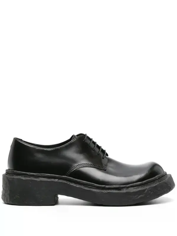 Camper Vámonos Leather Derby Shoes - Black