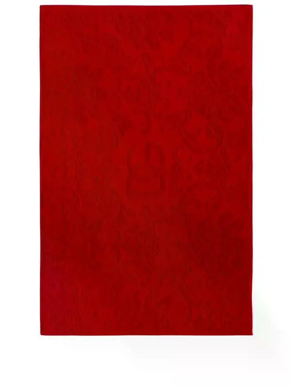Dolce & Gabbana Cotton Terry Bath Mat - Red