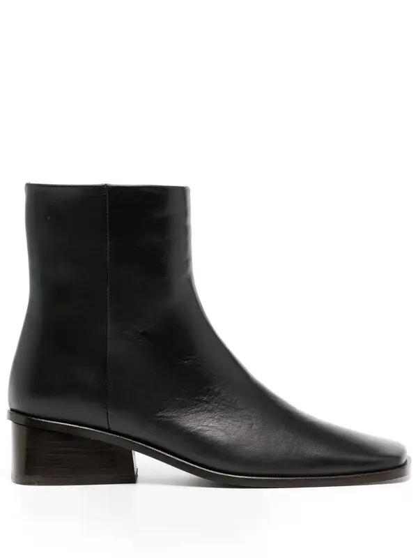 REJINA PYO Rise Leather Ankle Boots
