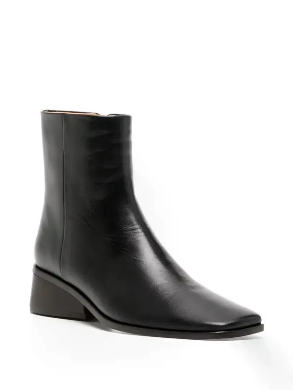 REJINA PYO Rise Leather Ankle Boots