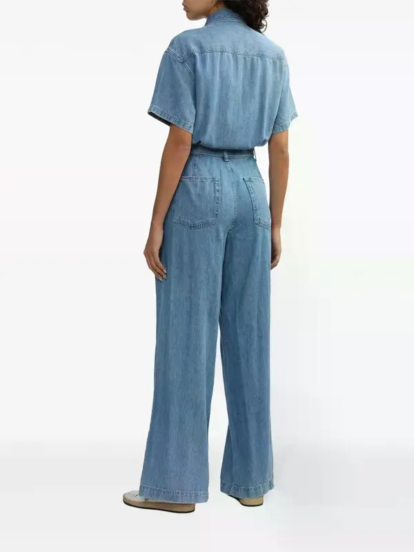 Rag & Bone Belted Denim Jumpsuit