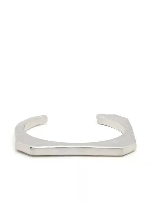 Zadig&Voltaire Geometric-cut Cuff Bangle - Silver