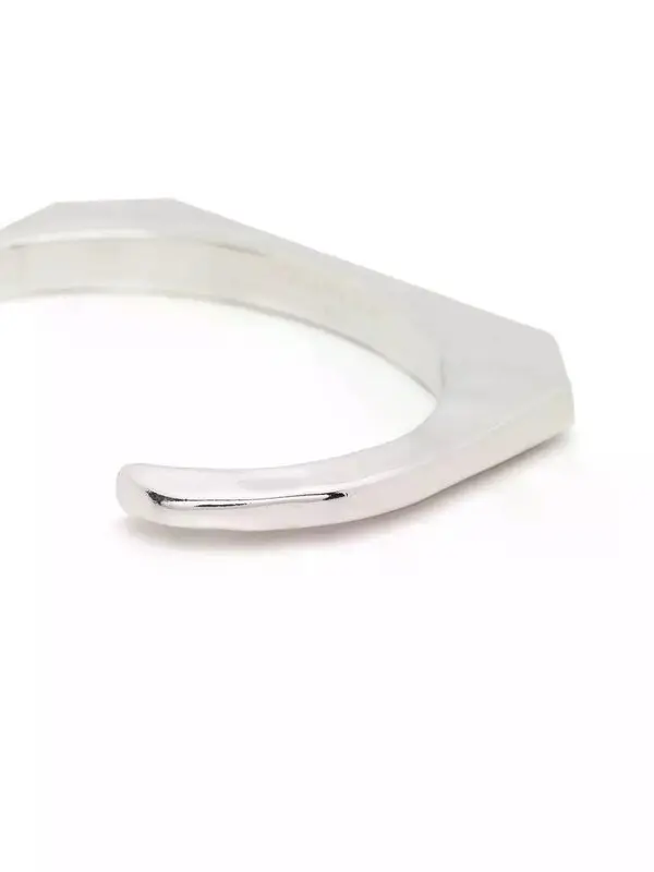 Zadig&Voltaire Geometric-cut Cuff Bangle - Silver