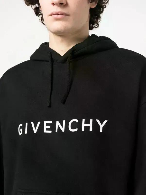 Givenchy Logo-print Drawstring Hoodie